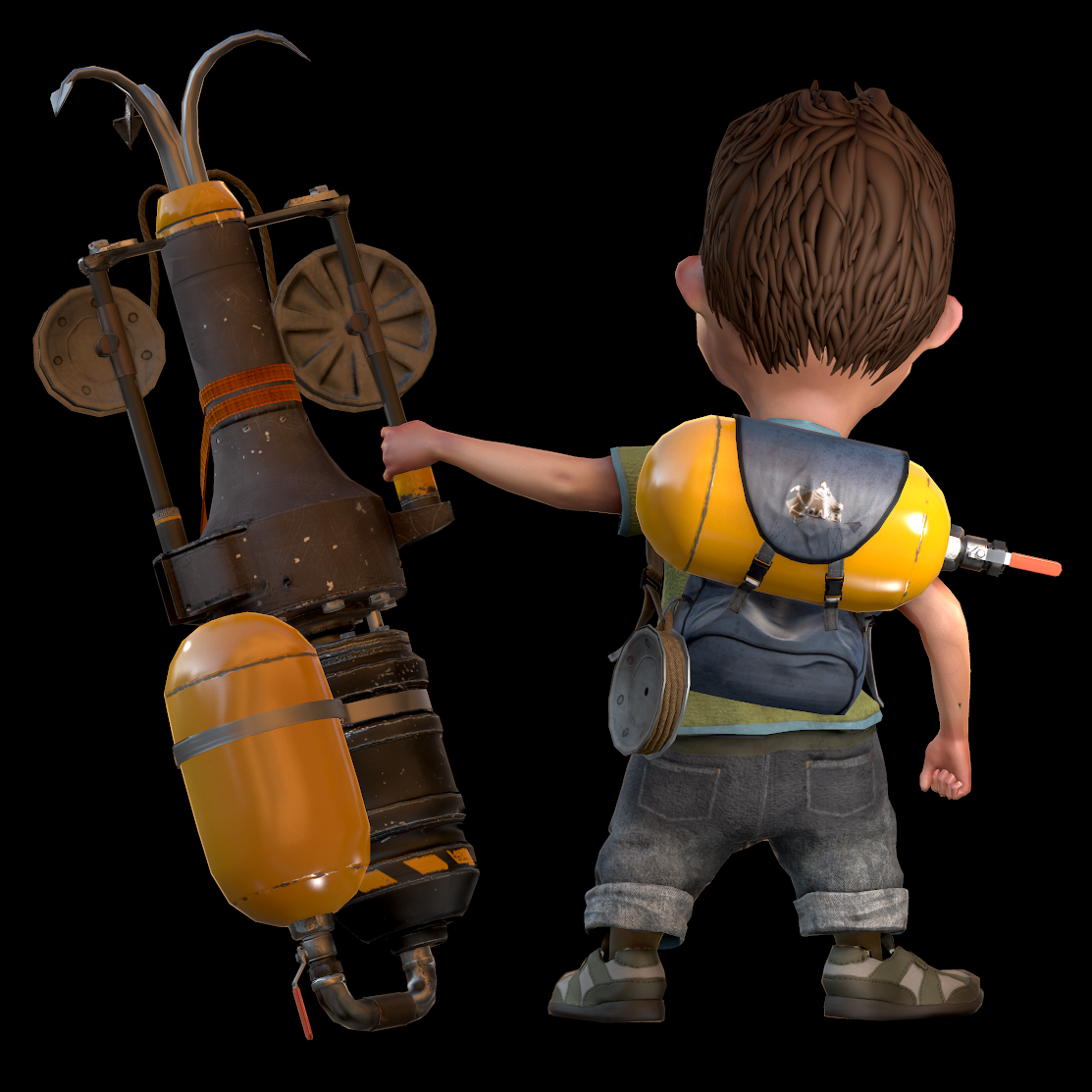 Brat with Grappling Gun – Martin Baadsgaard